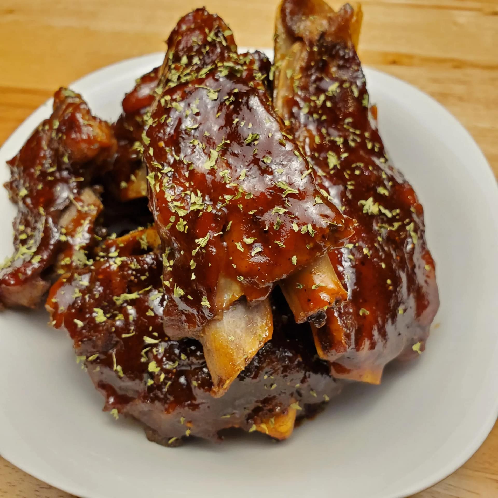 Irresistible Oven-Roasted Barbecue Pork Neck Bones - Leslie Cooks